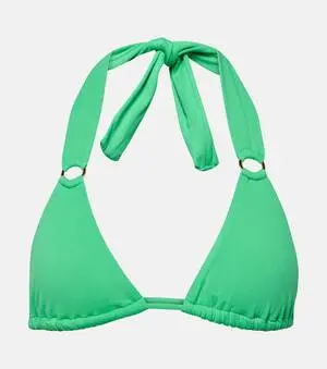 Melissa Odabash Caracas Ring-detail Bikini Top - Green