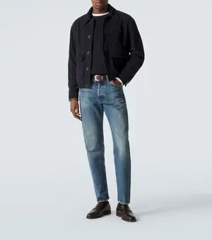 Thom Sweeney Mid-rise Straight Jeans