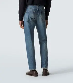 Thom Sweeney Mid-rise Straight Jeans