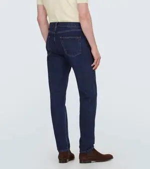 Thom Sweeney Mid-rise Straight Jeans