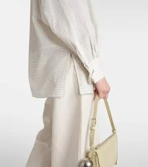 Max Mara Saletta Pinstripe Shirt - White