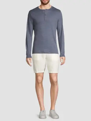 Vince Hemp Drawstring Shorts