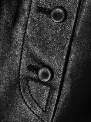JIL SANDER Leather Wide-leg Shorts