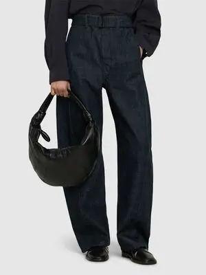 LEMAIRE Fortune Croissant Leather Shoulder Bag