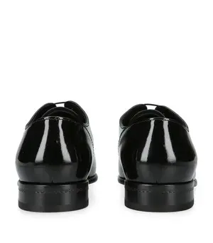 Zegna Patent Leather Vienna Oxford Shoes