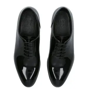 Zegna Patent Leather Vienna Oxford Shoes