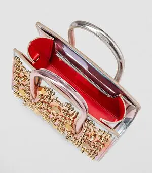 CHRISTIAN LOUBOUTIN Paloma Mini Studded Tote Bag