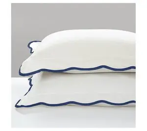 LUSH DECOR Coastal Chic Scallop Edge Comforter T- K/cal K