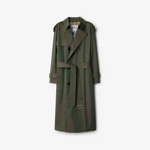 Burberry Long Cotton Trench Coat