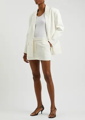 AEXAE - Cotton-blend Mini Skirt