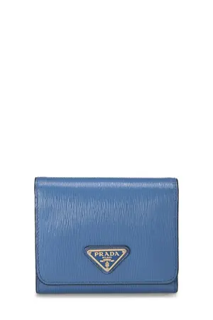 Prada Vitello Move Compact Wallet