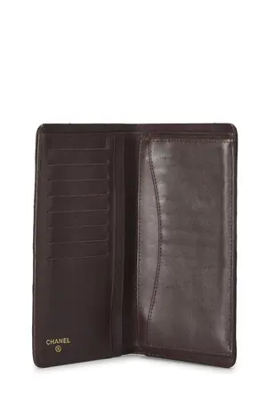 Chanel Quilted Caviar Yen Wallet