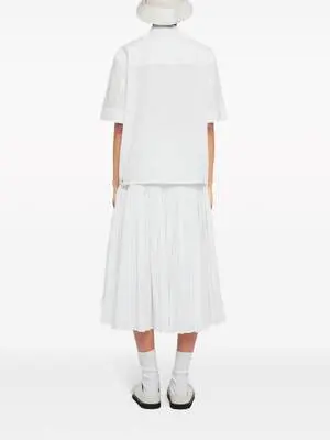 JIL SANDER Pleated Midi Skirt