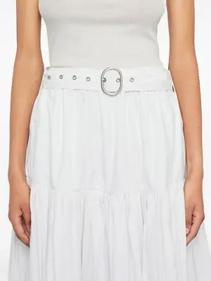 JIL SANDER Pleated Midi Skirt