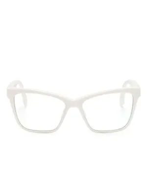 Off-White Butterfly-frame Glasses - White