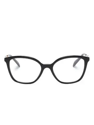 Prada Cat-eye Frame Glasses - Black