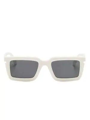 Off-White Rectangle-frame Sunglasses - White