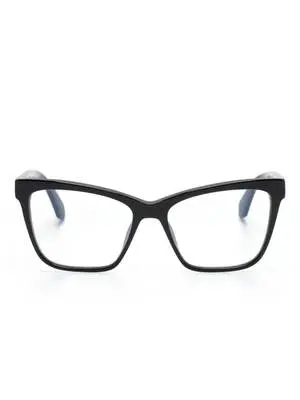 Off-White Butterfly-frame Glasses - Black