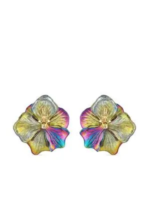 ANABELA CHAN Rainbow Bloom Quartz Earrings - Yellow