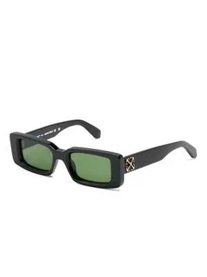 Off-White Arthur Rectangle-frame Sunglasses - Black