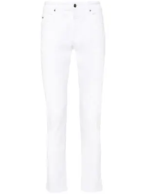 BOSS Low-rise Slim-fit Jeans - White