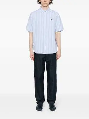AAPE BY *A BATHING APE® Striped Cotton Shirt