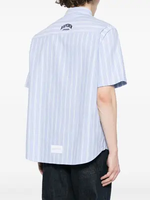 AAPE BY *A BATHING APE® Striped Cotton Shirt