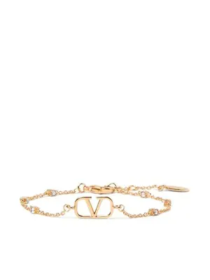 Valentino Garavani Vlogo Signature Chain Bracelet - Gold