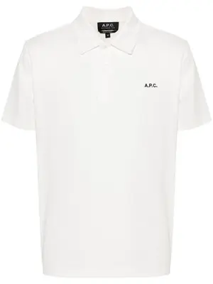 A.p.c. Carter Cotton Polo Shirt - White