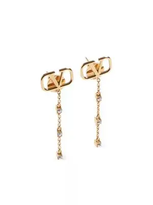 Valentino Garavani Vlogo Signature Drop Earrings
