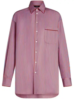 Etro Striped Cotton Shirt