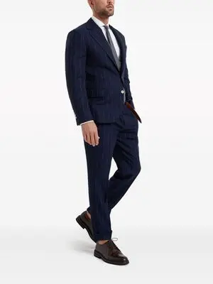 Brunello Cucinelli Pinstripe Single-breasted Blazer
