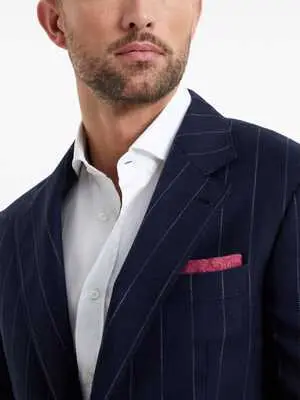 Brunello Cucinelli Pinstripe Single-breasted Blazer