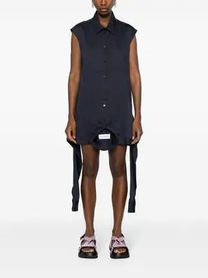 Viktor & Rolf Upside Down Shirtdress - Blue