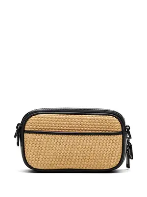 Marc Jacobs Woven Snapshot Camera Bag - Neutrals