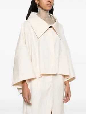 Viktor & Rolf Extreme Gabardine Shirt Jacket - Neutrals
