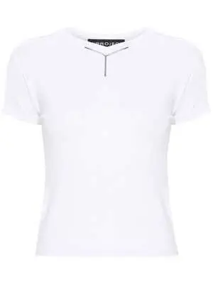 Y/project Logo-appliqué T-shirt - White
