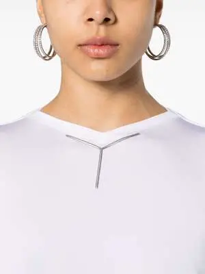 Y/project Logo-appliqué T-shirt - White