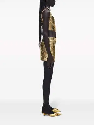 Marc Jacobs Metallic Miniskirt