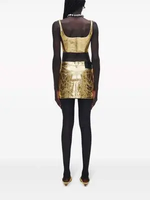 Marc Jacobs Metallic Miniskirt