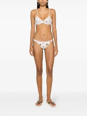 AMIR SLAMA Graphic-print Bikini Set