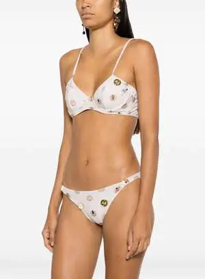 AMIR SLAMA Graphic-print Bikini Set