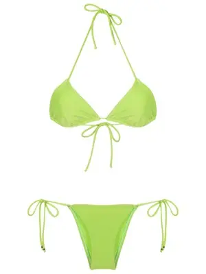 AMIR SLAMA Triangle Bikini - Green