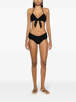 AMIR SLAMA Bow-embellished Bikini