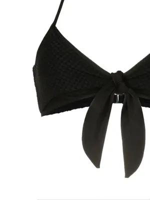AMIR SLAMA Bow-embellished Bikini