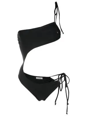 AMIR SLAMA Asymmetric One-piece Swimsuit - Black