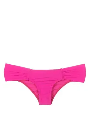 AMIR SLAMA Gathered Low-waisted Bikini Bottom - Pink