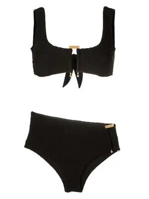 AMIR SLAMA Hardware-detailing Bikini - Black