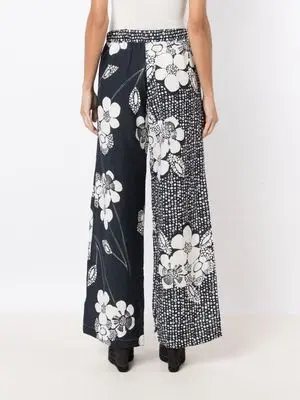 AMIR SLAMA Floral-print Trousers