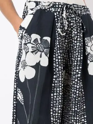 AMIR SLAMA Floral-print Trousers